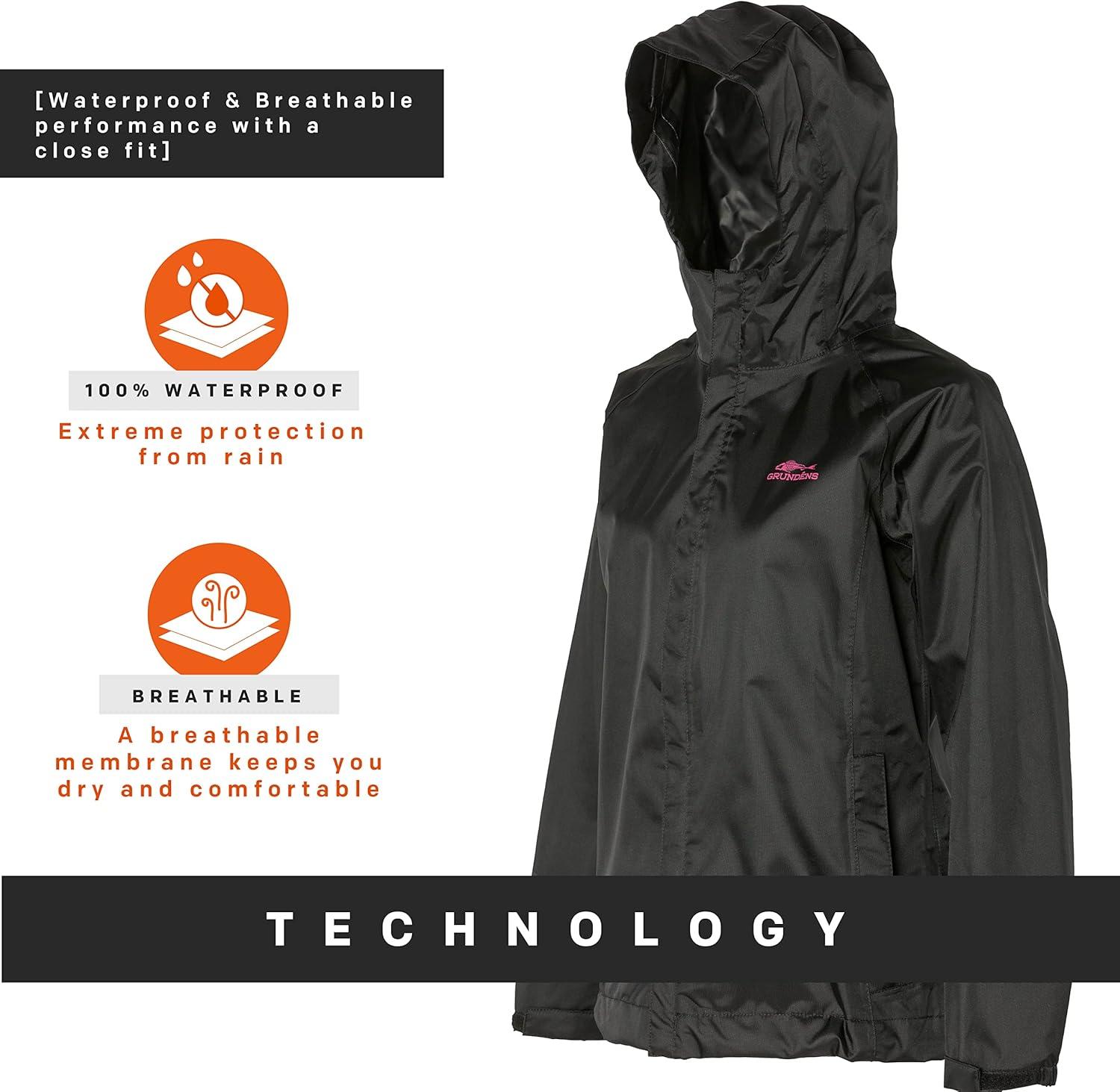 Grundens Women’s Weather Watch Hooded Fishing Jacket | Waterproof ...