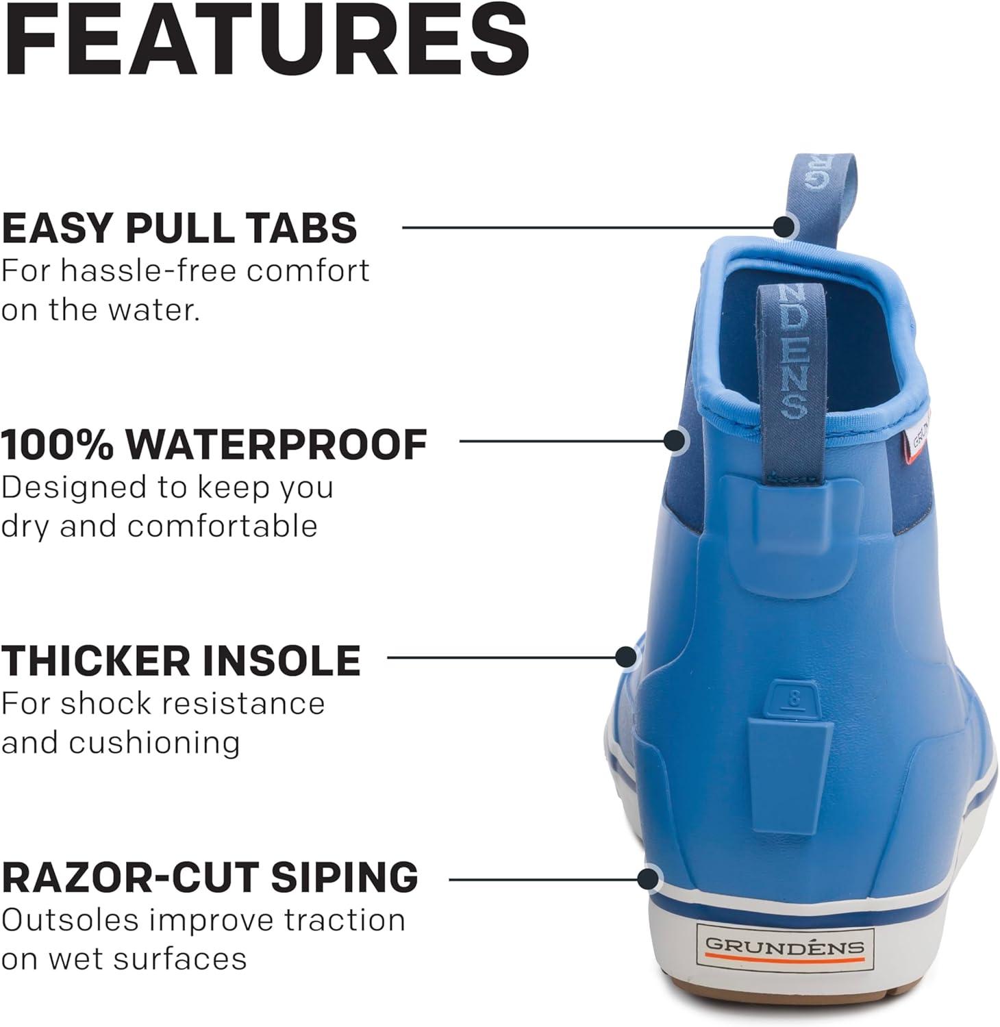 Grundens Women’s DECK-BOSS Ankle Boot | Durable, Waterproof, Parisian ...