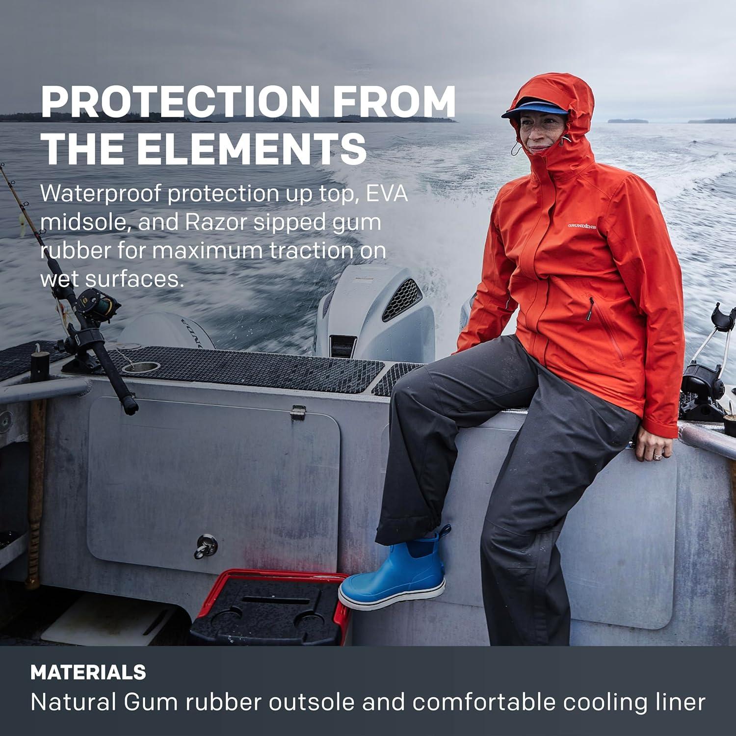 Grundens Women’s DECK-BOSS Ankle Boot | Durable, Waterproof, Parisian ...